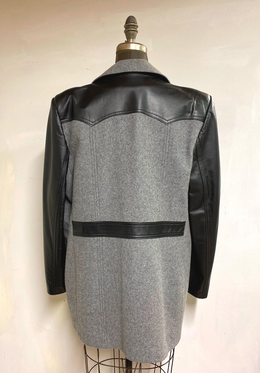 Men's Leather Western Style Car Coat- Style #AB124C – CoatsByMaryEllen